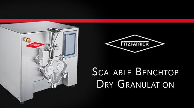 Benchtop Dry Granulation System With Production-Scale Capability